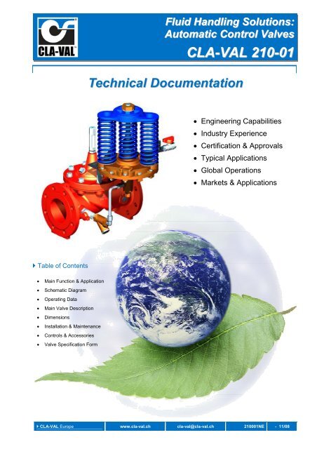 Control Valve Spec Form - Specification forms to Detail More info
